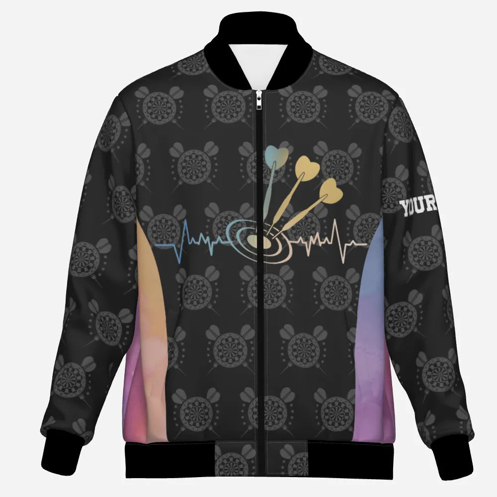 Darts Jacket with Dart Heartbeat Pattern Z571