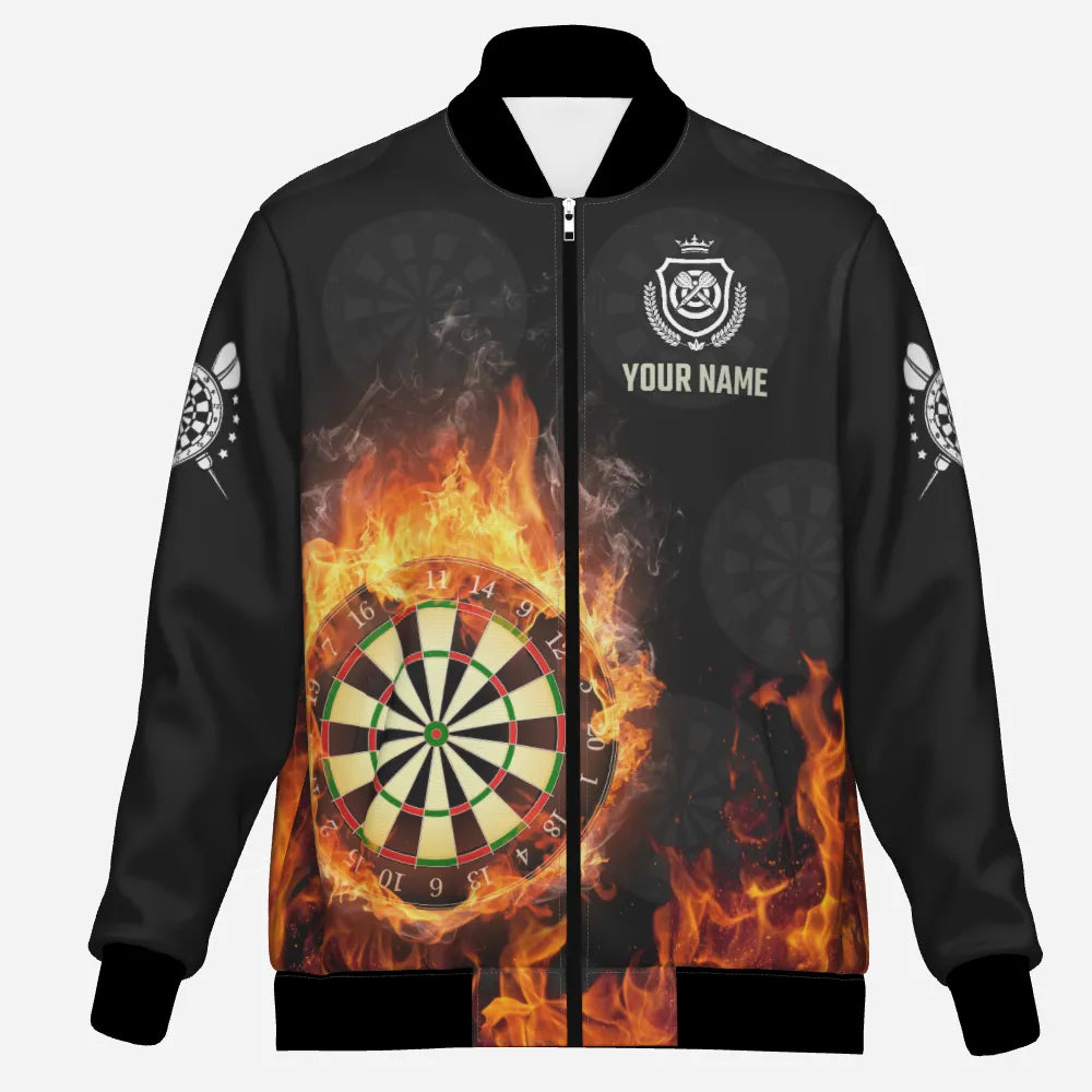 Darts Jacket with Fire Patriotic O237