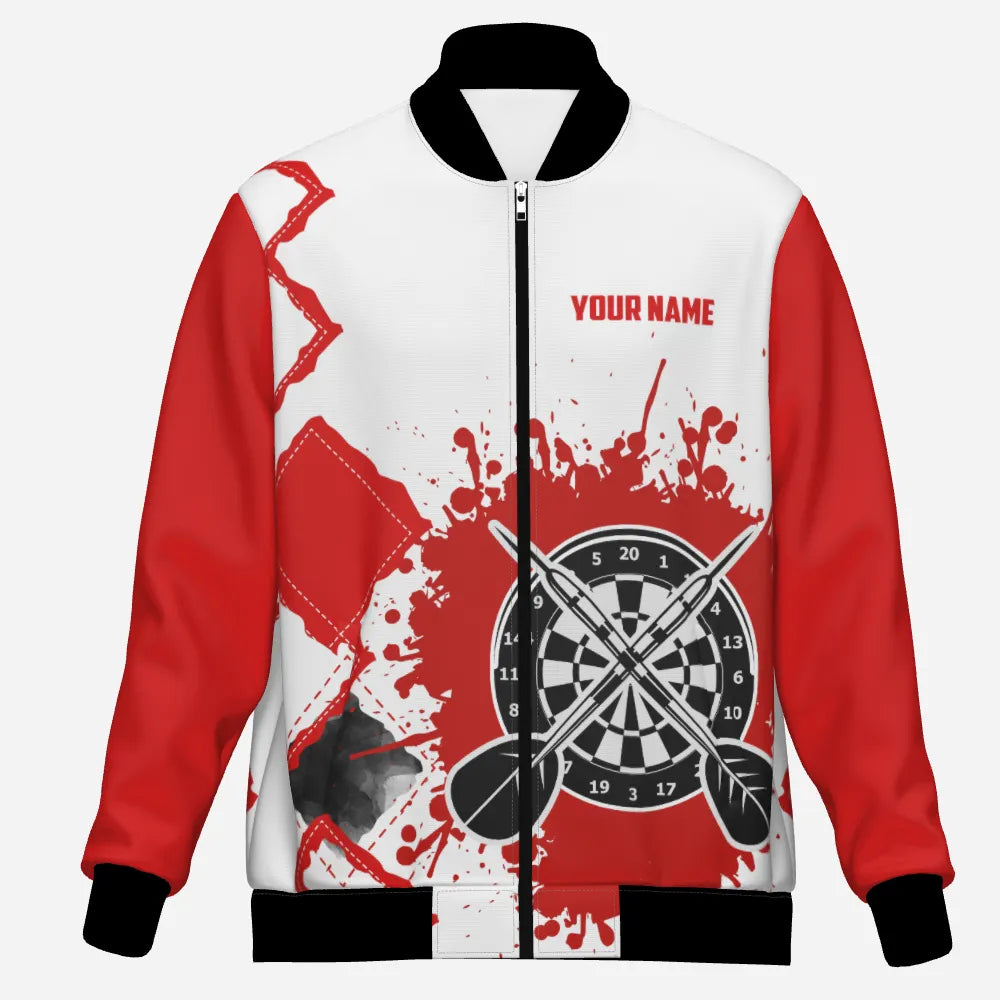 Darts Jacket - Red and White R489