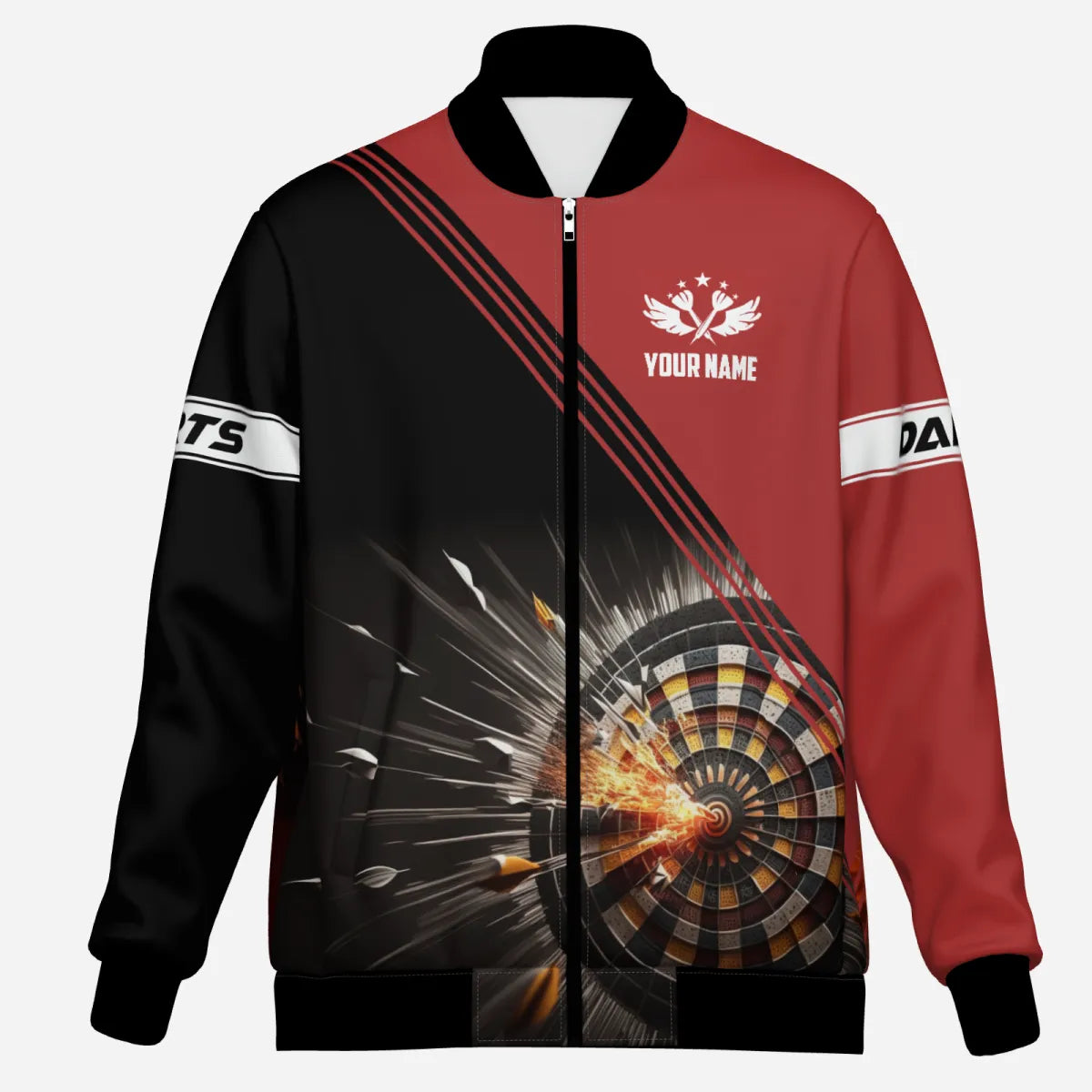 Dart Jacket Back - Red with Eagle S2752