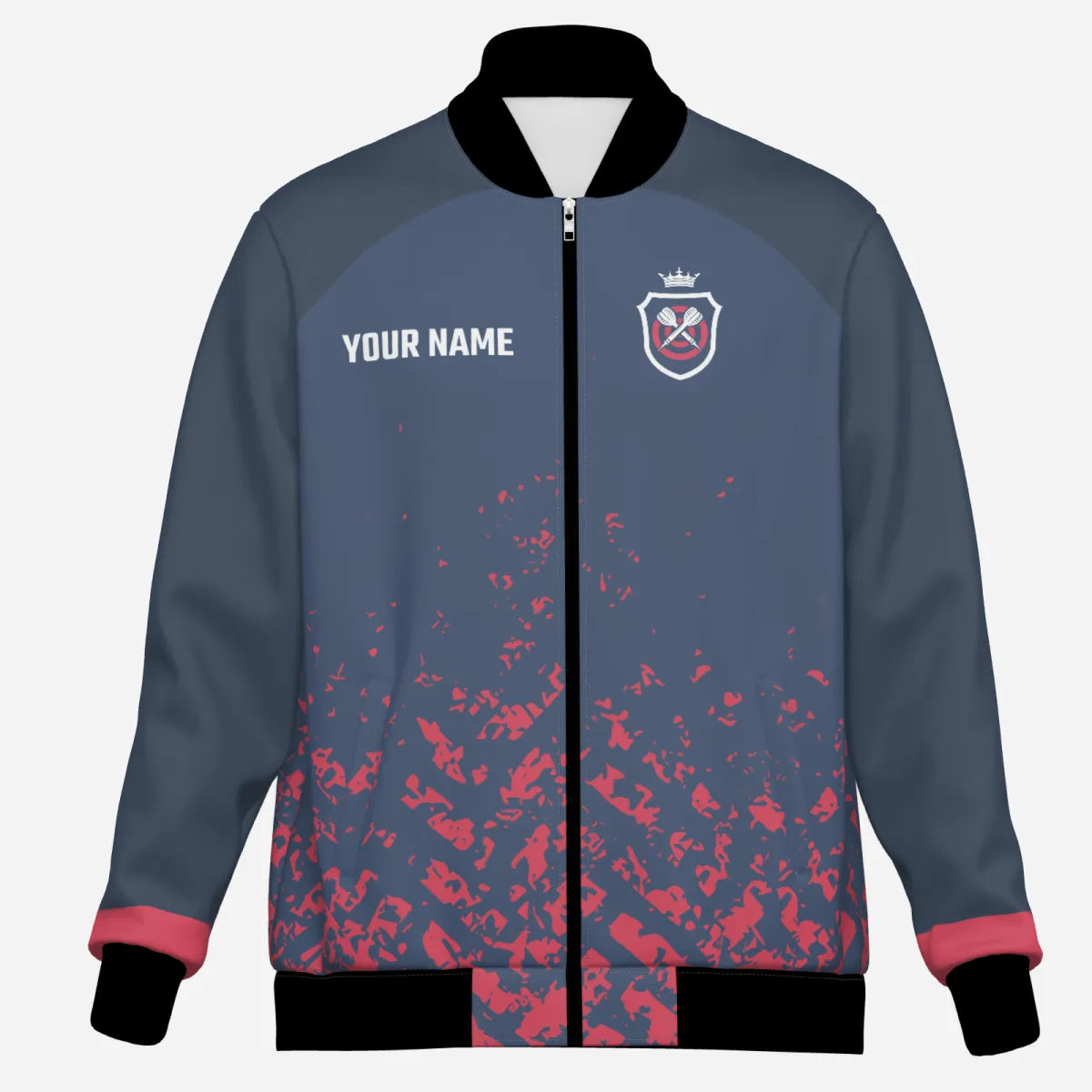 Darts Jacket in Blue and Red - H6662