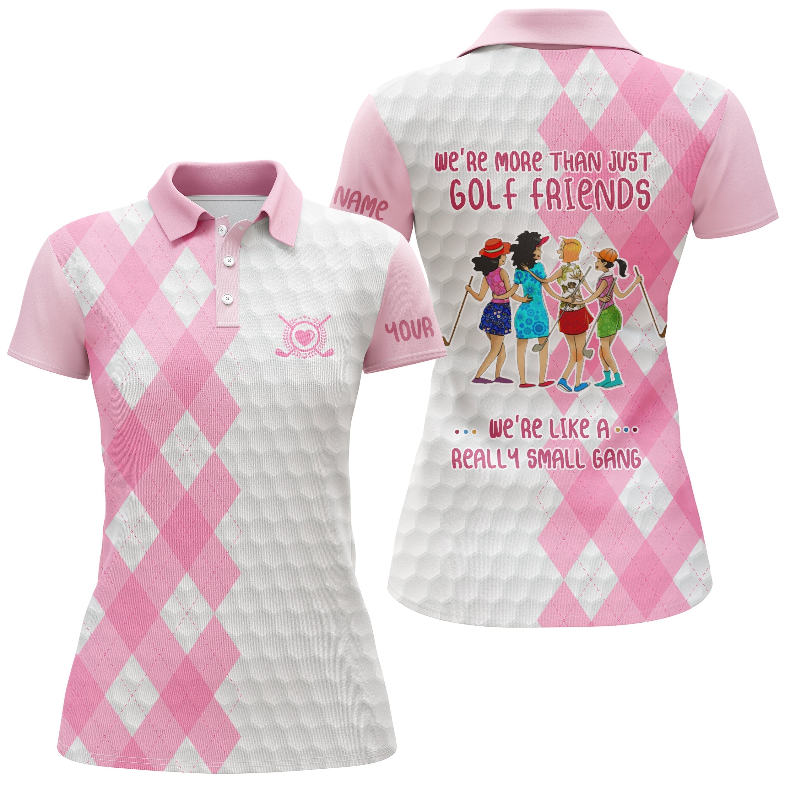 Humorous Women's Golf Polo Shirt - We're More Than Just Golf Buddies,