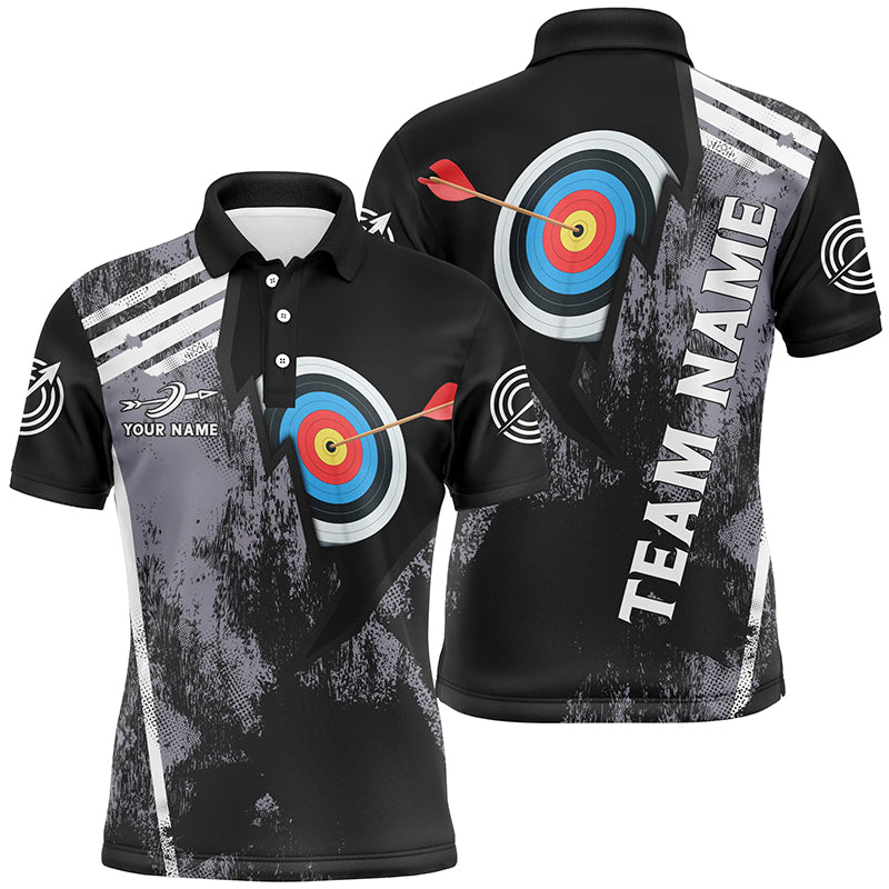 Personalised 3D Target Archery Polo Shirts For Men and Women, Custom A