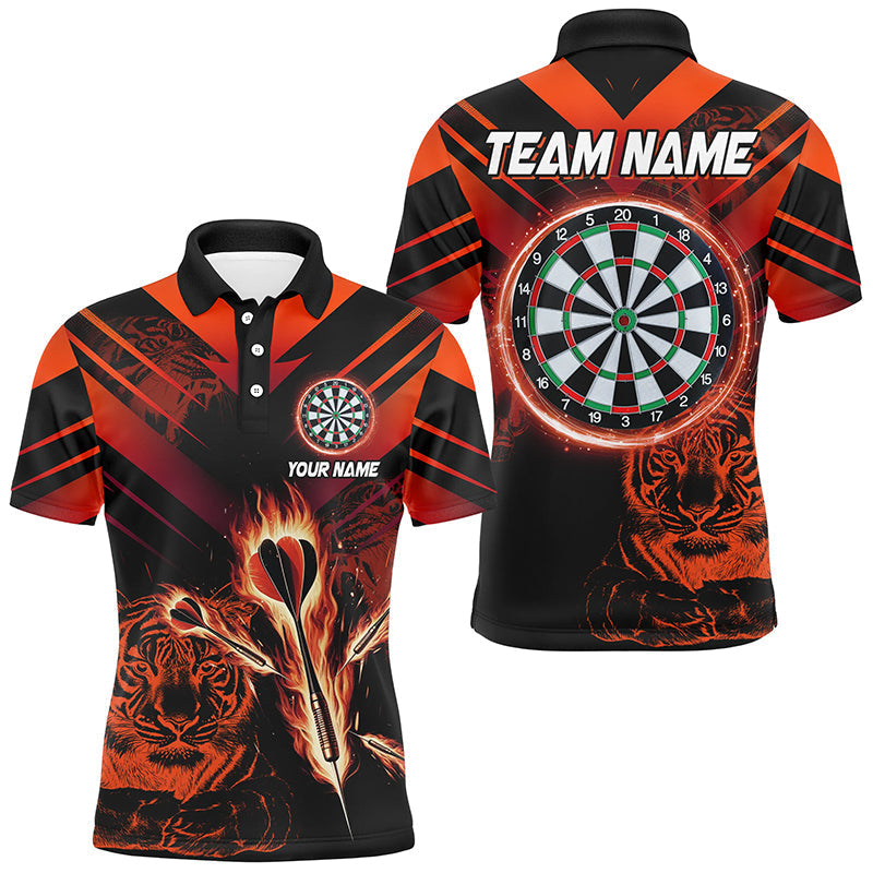 Red Arrow Fire Custom Tiger Darts Shirts for Men - Personalized Dart ...