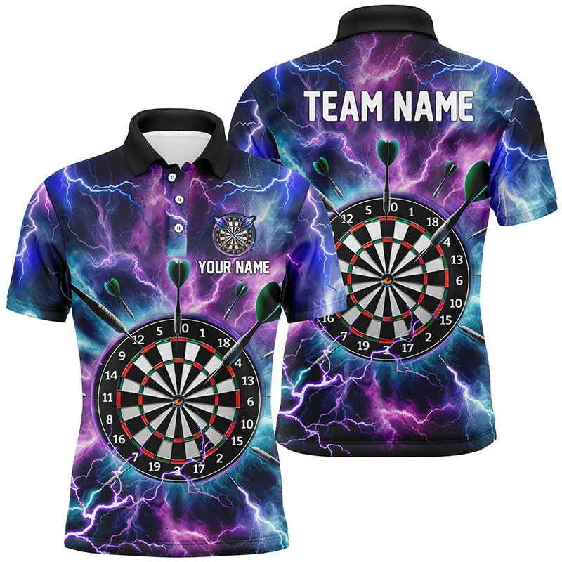 Lila Blitz Men's Darts Polo Shirt | Dart Jersey | Darts Shirt for Men